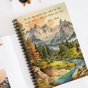 Nature Lover Notebook for Hiker Journal for Camper Diary for John Muir ...