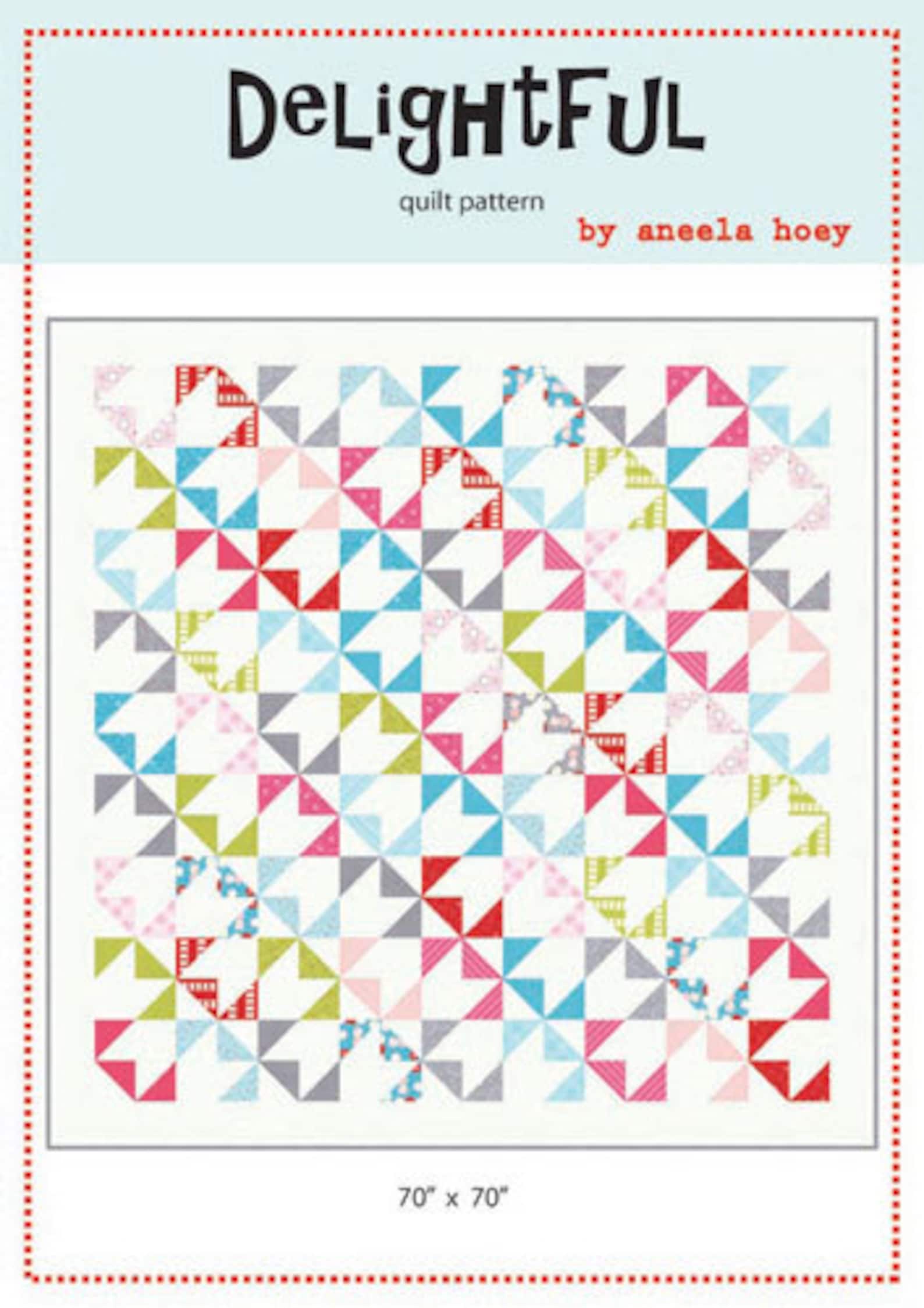 SALE Delightful Pattern Designed by Aneela Hoey - Etsy