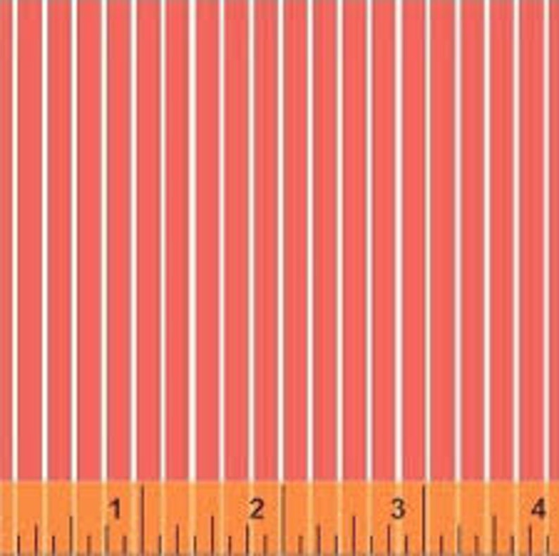 Citrus Melon Red Stripe 37515-6 by Another Point of View for - Etsy