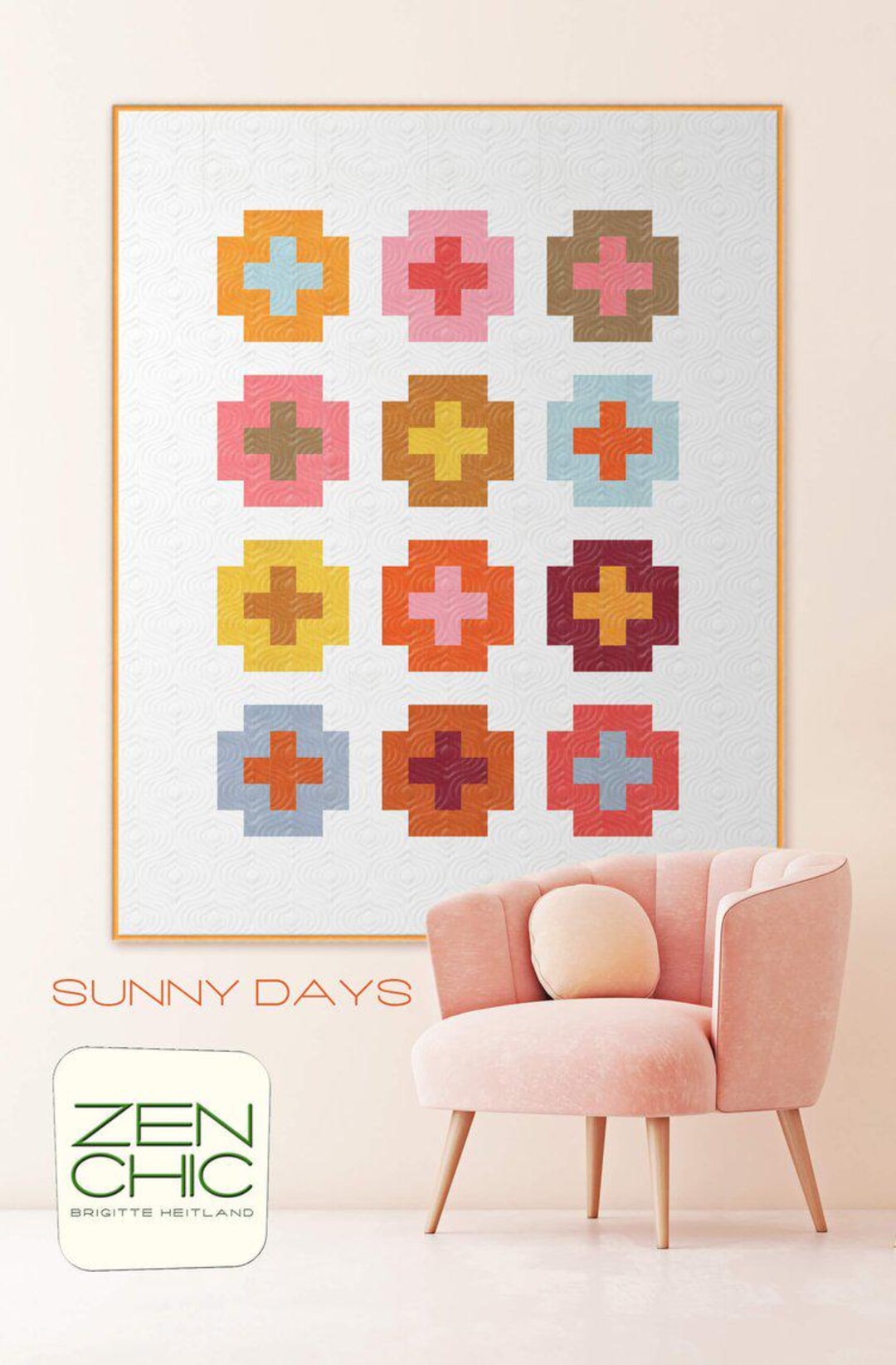 SALE Sunny Days Quilt Pattern AC SNQP Designed by Brigitte Heitland of ...