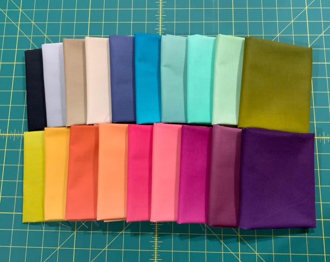 Ombre Fat Quarter Bundle of 19 Colors Designed by Vanessa Christensen ...