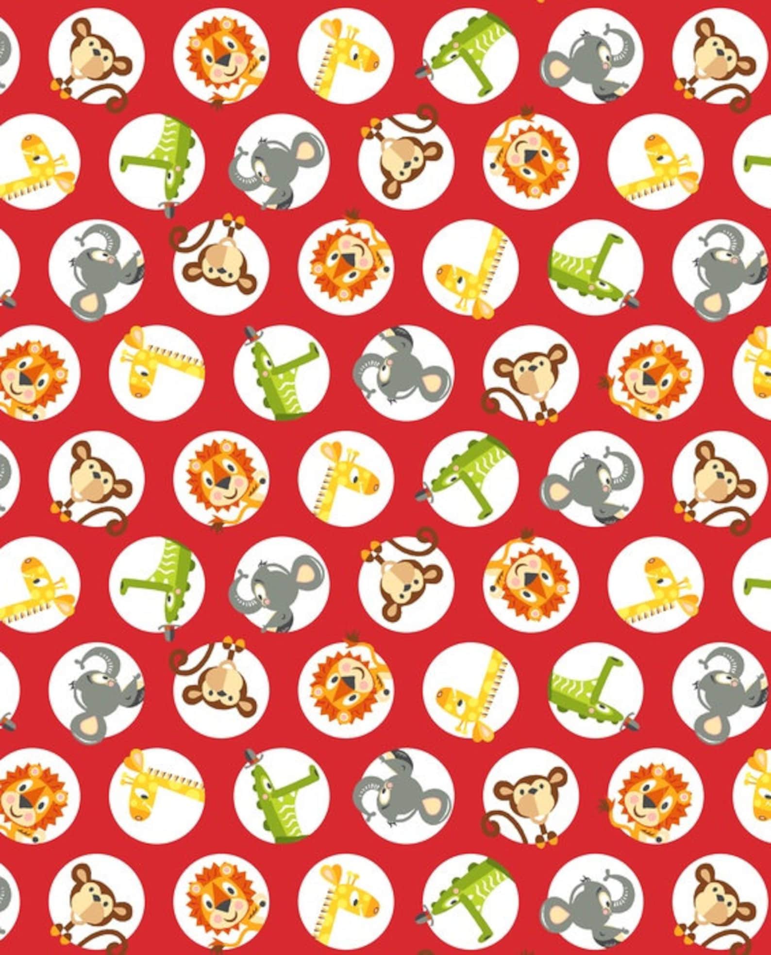 Safari Drive Red Bubble Characters Tim Beaumont for Studio E - Etsy