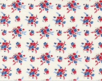 Prairie Days Dusk Blue Flag Days 2993 14 by Bunny Hill Designs for Moda ...