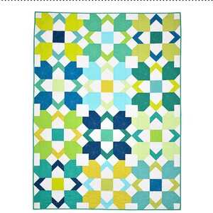 Inkling Quilt Kit Large Throw, Pattern Designed Patchwork & Poodle ...