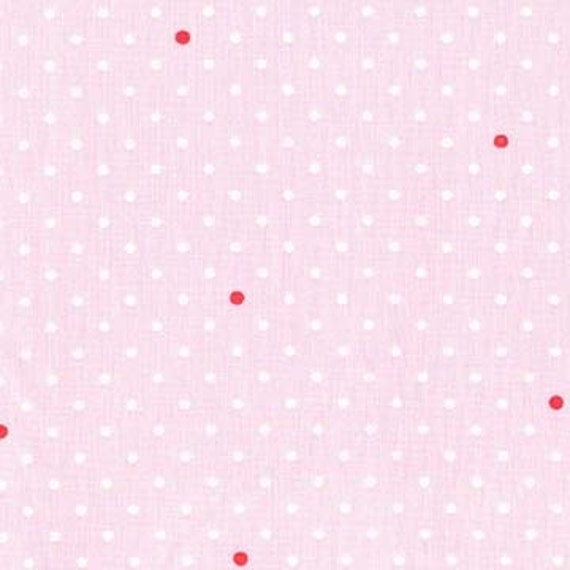 Oh Baby Petal Pink Pindot With Red Dot by Cynthia Rowley for - Etsy