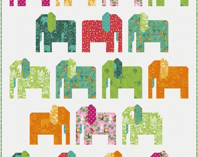 Jungle Paradise Stomping Grounds Quilt Kit KIT20780 - Etsy