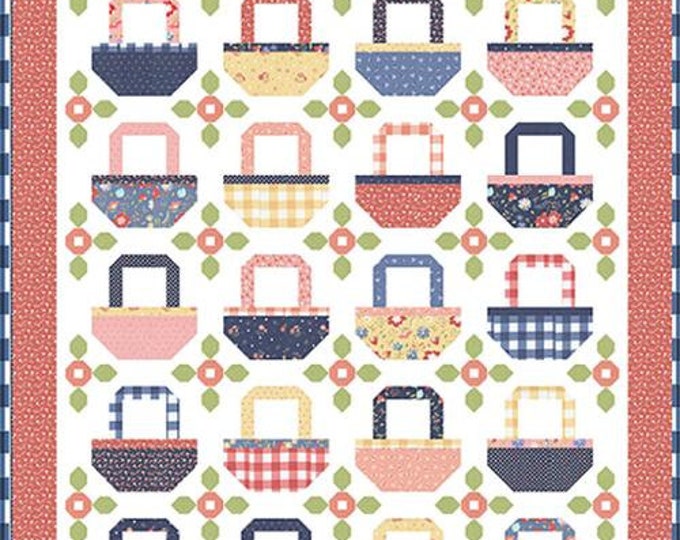 Basket Bliss Quilt Pattern CQ 197 Coriander Quilts Designed by Corey ...