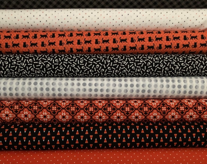 Midnight Magic 2 Fat Quarter Bundle of 10 Prints Designed by April ...