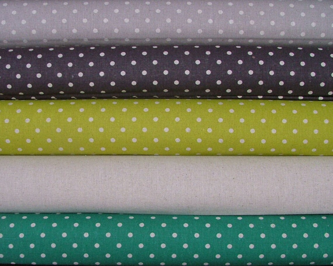 Linen Mochi Dot Charcoal by Moda - Etsy