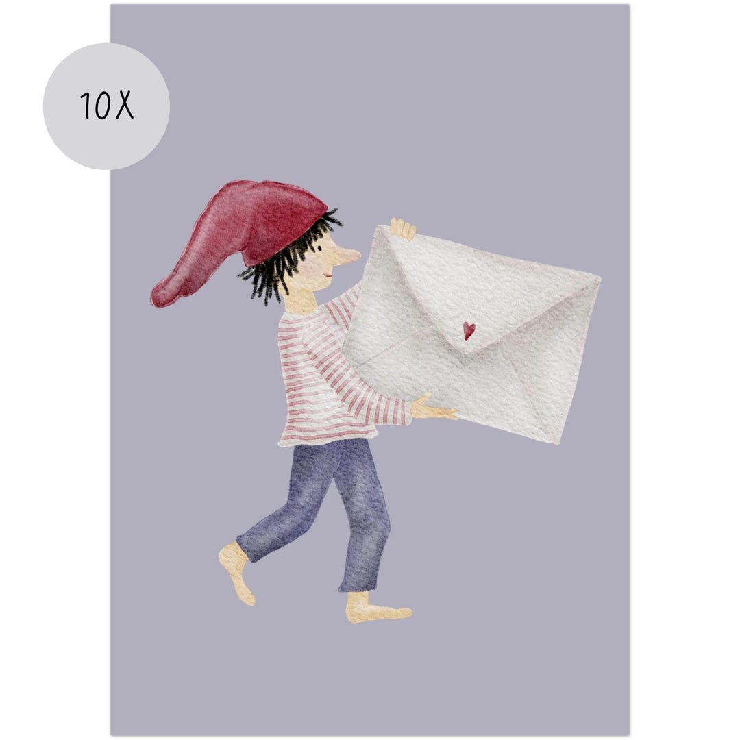 Dwarf Post Cards, Set of 10 | Hand-illustrated Dwarf Greeting Cards ...