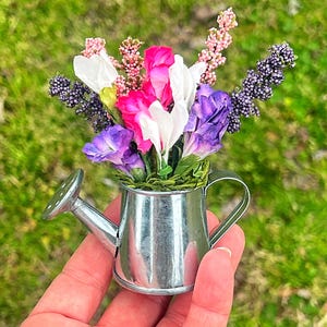 Mini Watering Can Floral Arrangement for Tier Tray - Etsy