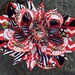Christmas Chevron Zebra Snowman Bottlecap Hairbow - Etsy