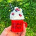 Ladybug Wishes Faux Fake Whipped Cream Mini Mug Tier Tray Decor - Etsy