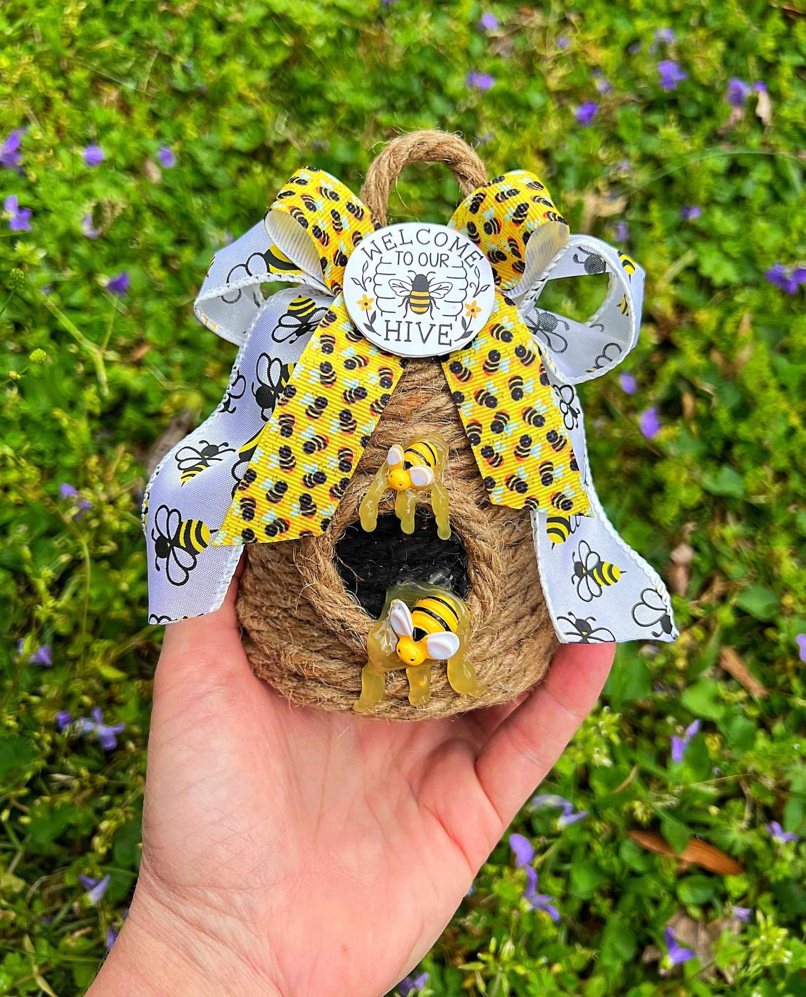 Mini Rope Honey Beehive Tier Tray Decor - Etsy