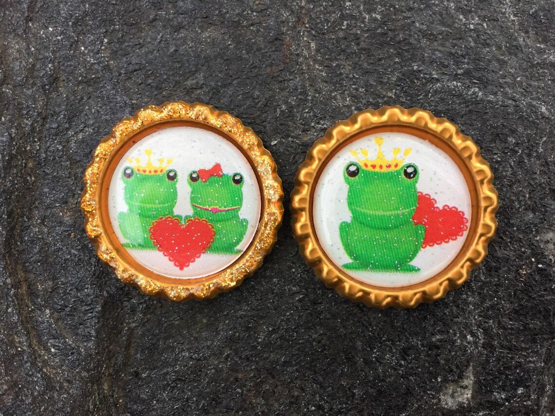 Valentine Frog Prince Boutique Hairbow - Etsy