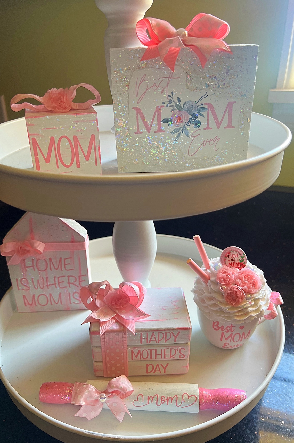Mothers Day Mom Mini Present for Tier Tray - Etsy