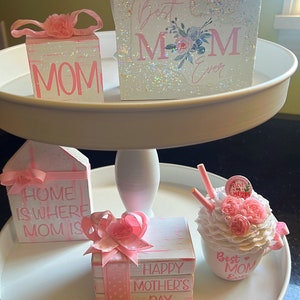 Mothers Day Mom Mini Present for Tier Tray - Etsy