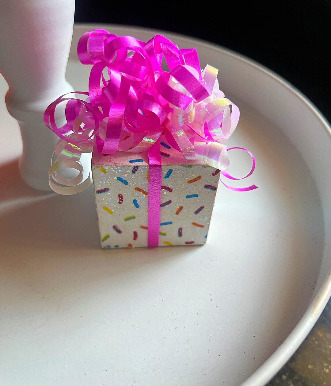 Happy Birthday Mini Sprinkles Present for Tier Tray - Etsy