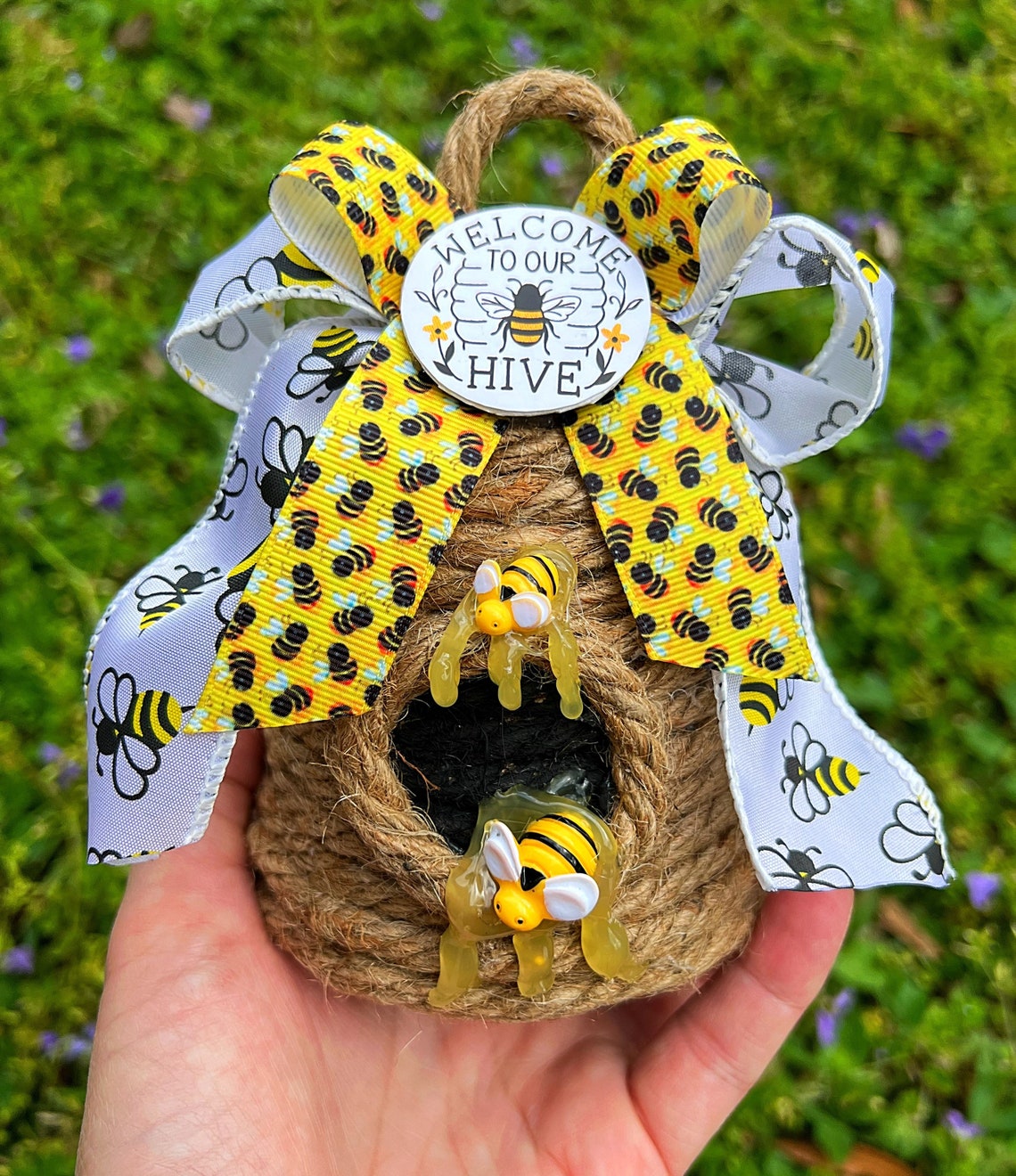 Mini Rope Honey Beehive Tier Tray Decor - Etsy