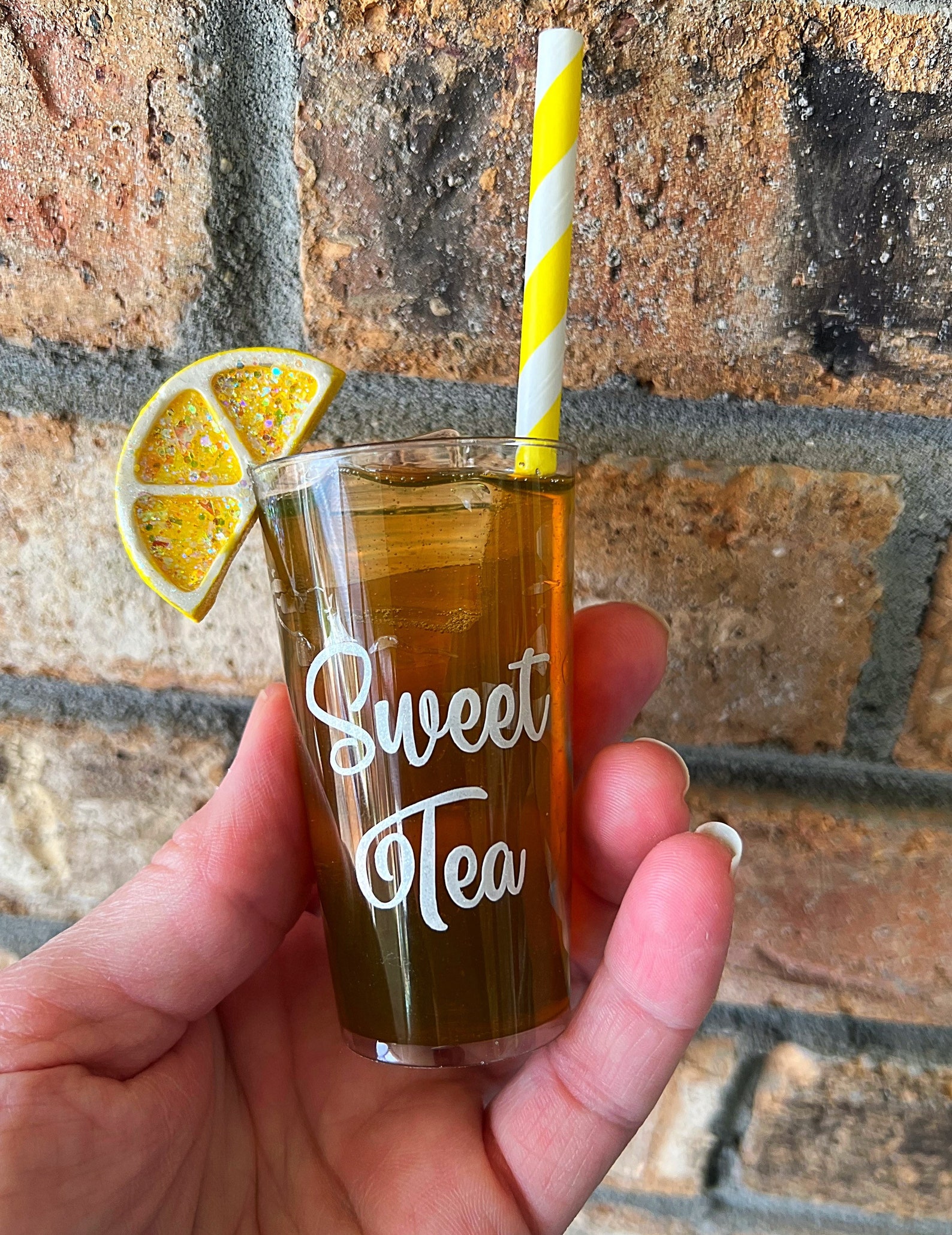 Fake Faux Resin Sweet Tea for Tier Tray - Etsy