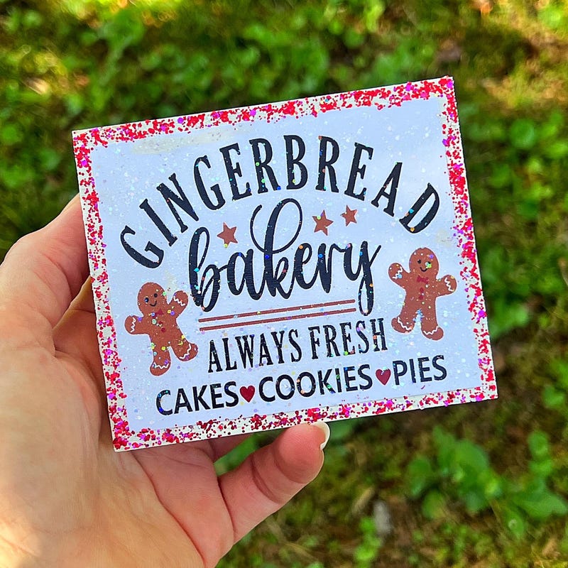 Gingerbread Sign - Etsy