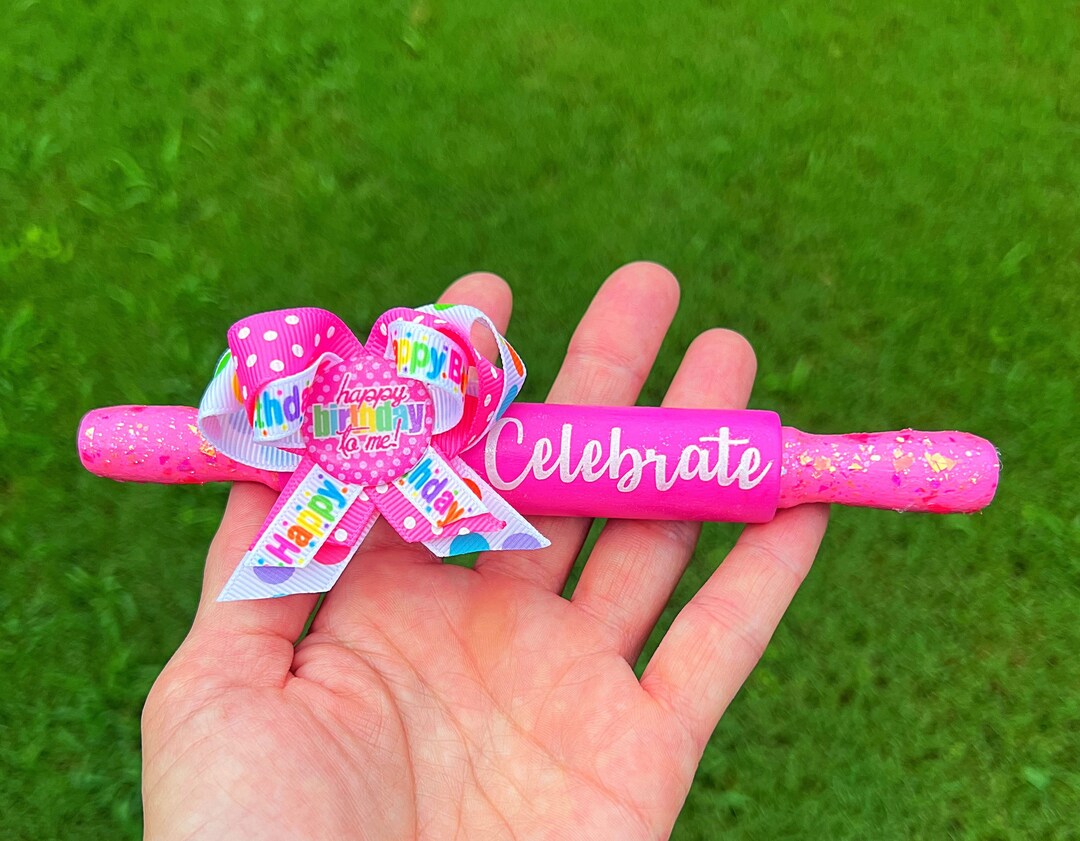 Happy Birthday Mini Glitter Rolling Pin Tier Tray Decor - Etsy