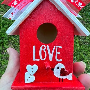 Valentine’s Day Love Mini Birdhouse for Tier Tray - Etsy
