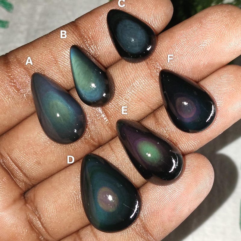 Obsidian Rainbow Onyx - Etsy
