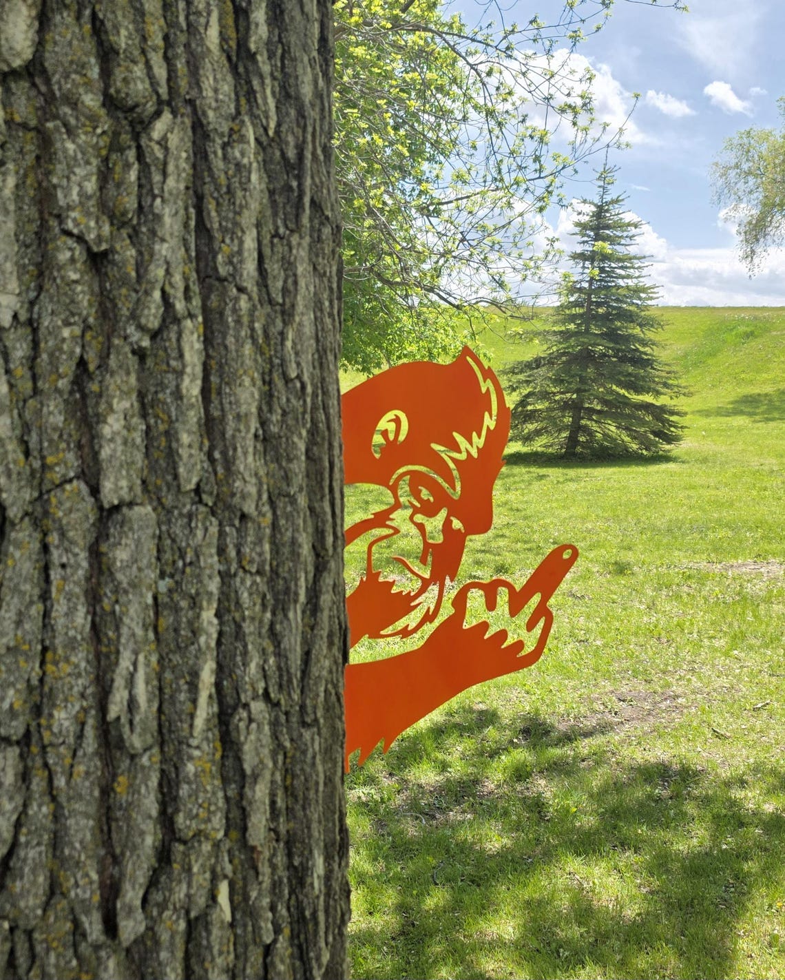 Bigfoot Middle Finger SVG – Funny Sasquatch Cut File for Plasma Cutting ...