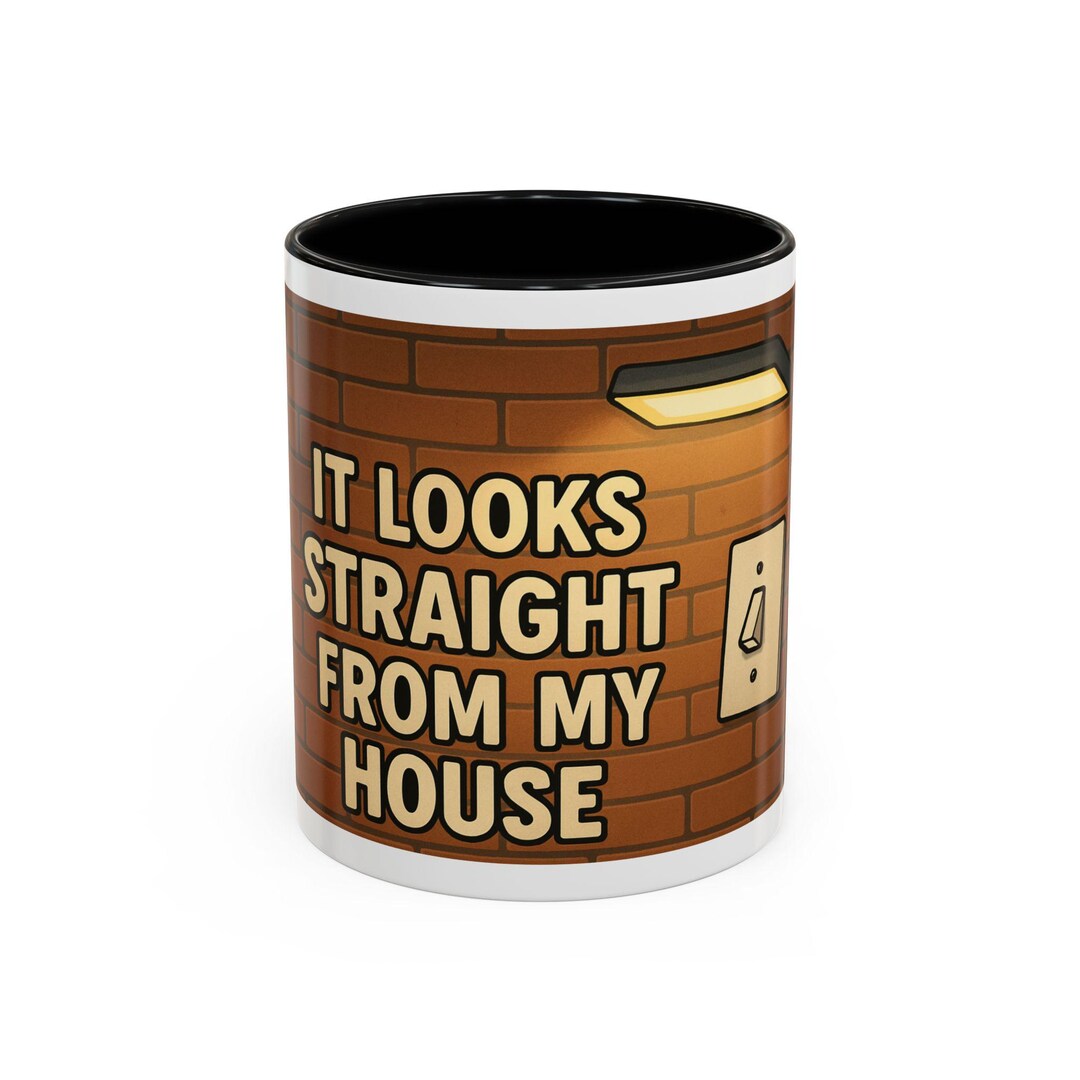 Funny Electrician Mug - Wonky Light Switch Design - Electrician Gift ...