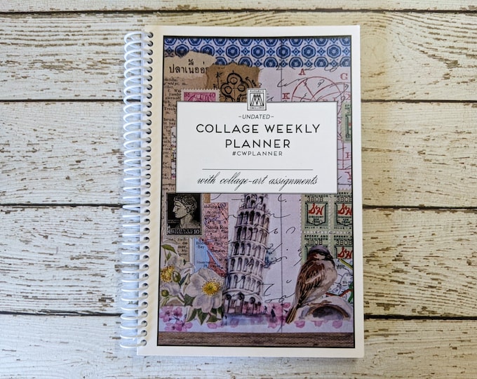 Vol. 1 - Collage Weekly Planner - With Collage-art Assignments - Etsy