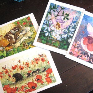 Poppy Dragon Set. 2 X 4x610x15cm Whimsical Fantasy Mini Flower Dragons ...