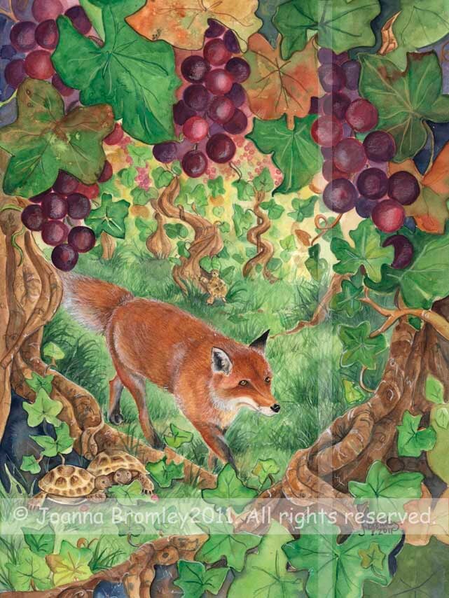 Aesops Fables The Fox And The Grapes