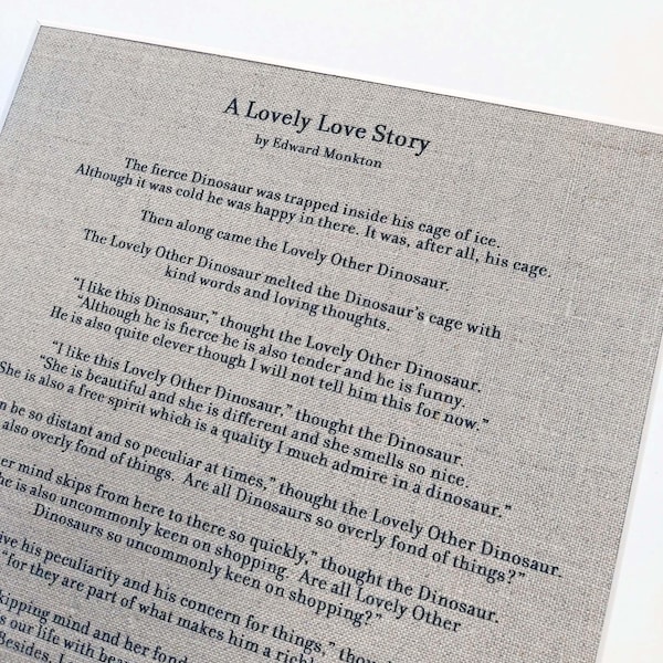 Cloth Poem - Etsy UK