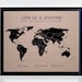 Life is A Journey Pushpin Travel Map World Map Wall Art Travel Map of ...