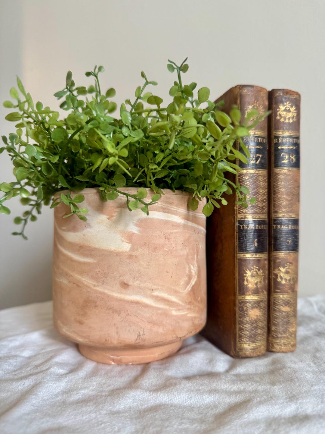 Vintage Terracotta Plant Pot by C. Ronley Handmade in Florence Italy - Etsy