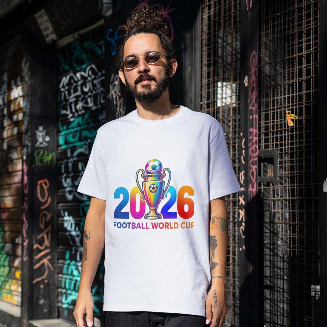 Football World Cup 2026 Rainbow Trophy Graphic Png Svg Jpg Pdf Football World Cup 2026 Rainbow Trophy Graphic Png Svg Jpg Pdf