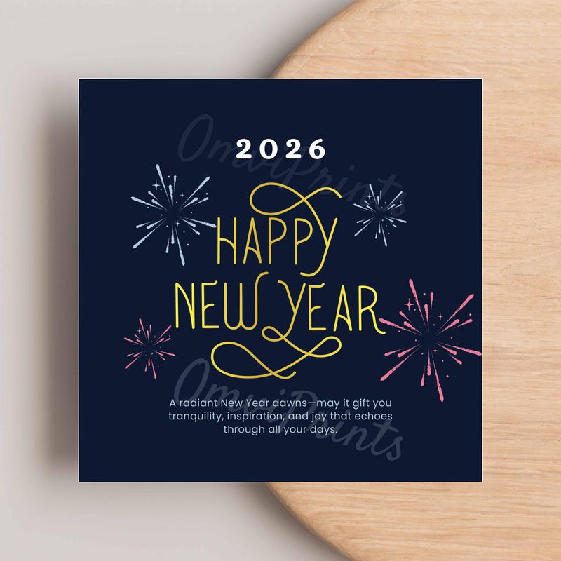 New Year Wishes Digital - Etsy UK