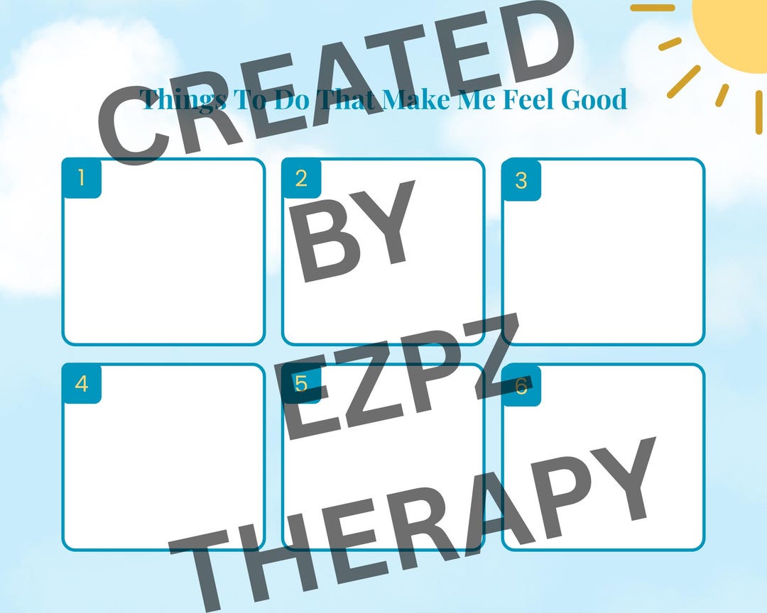 Positive Coping Skills Worksheet - Etsy