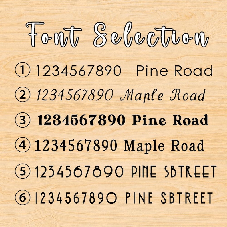 Personalized Hanging Address Sign, House Number Sign, Wooden Sign ...