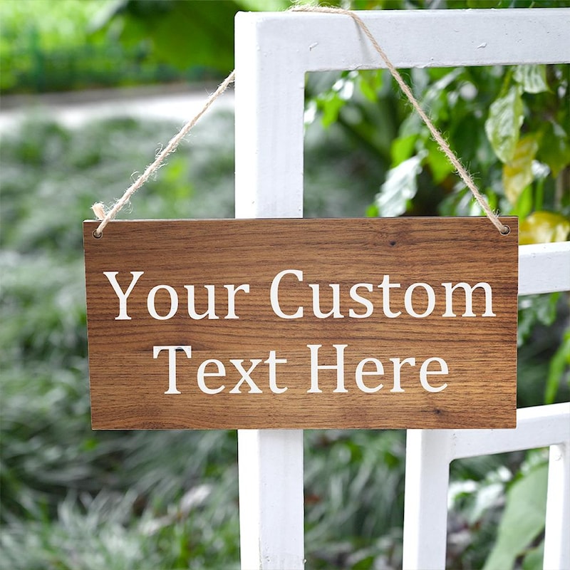 Custom Hanging Signs - Etsy