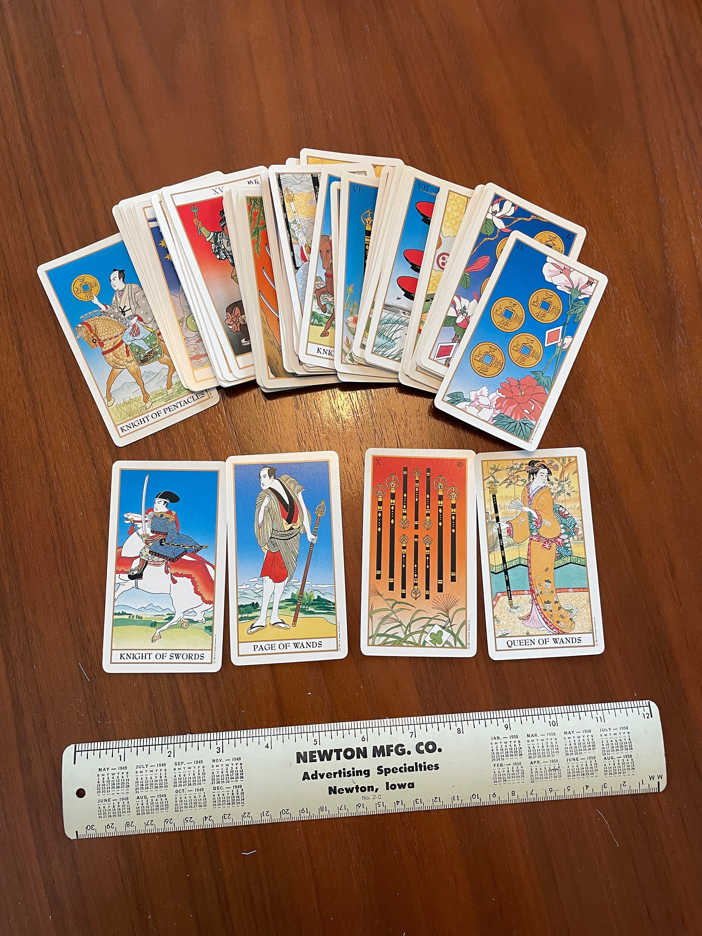 1982 Ukiyoe Tarot by Stuart R. Kaplan 1982 Edition - Etsy