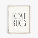 Love Bug Digital Print 8x10 Instant Download Minimalist Printable ...