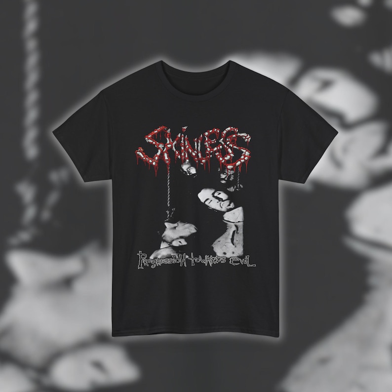 Skinless - Progression Towards Evil | Heavy Cotton Unisex Band Tee ...