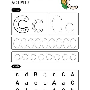 Let's Trace the Letter: Alphabet Tracing Workbook PDF – Preschool ...