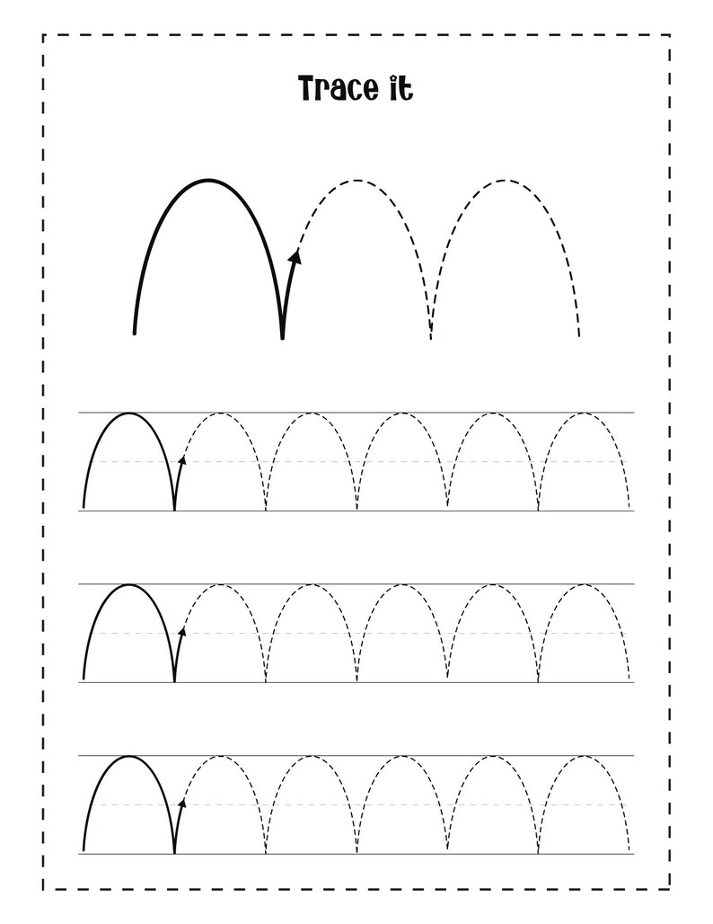 Printable Trace the Alphabet Worksheets. Preschool-kdg Phonics ...