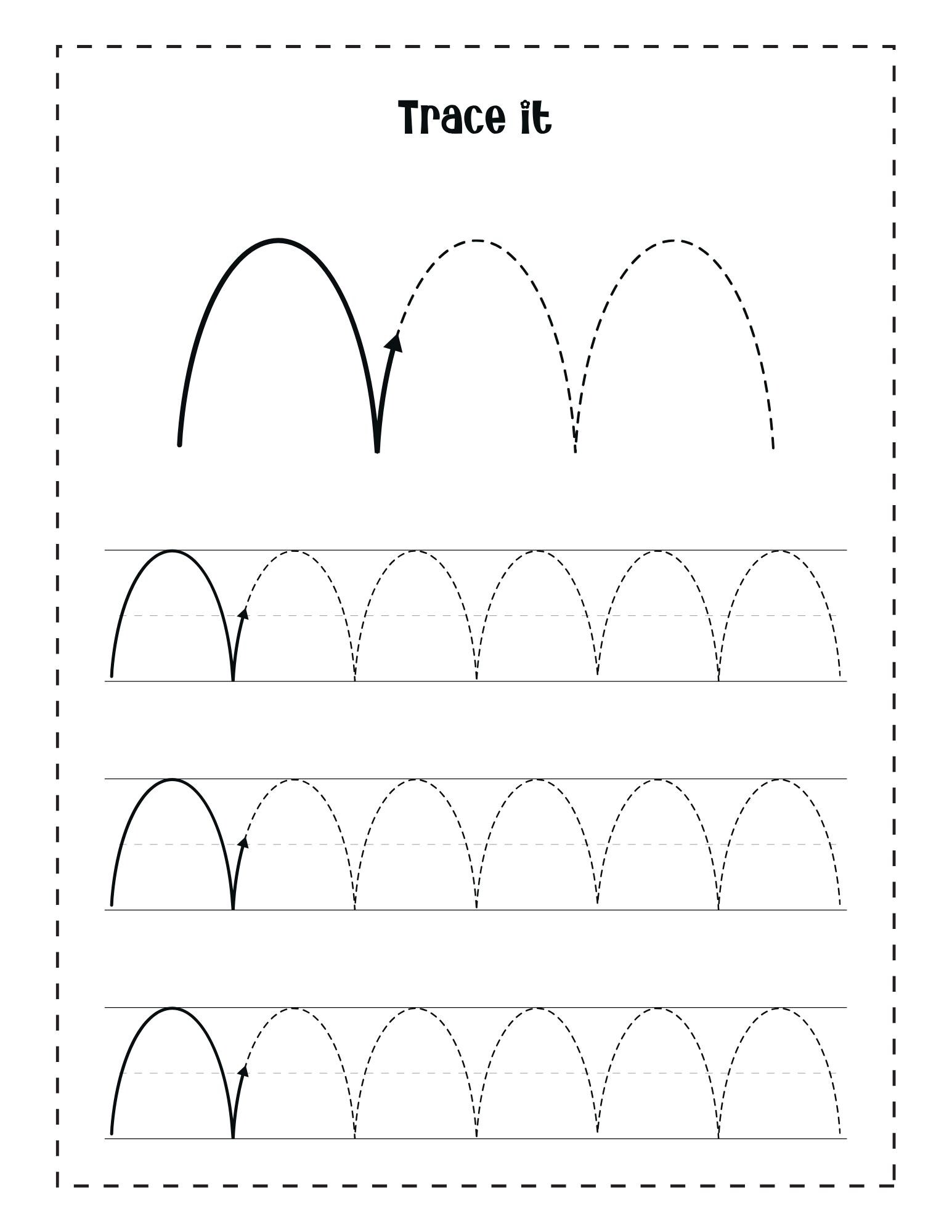 Printable Trace the Alphabet Worksheets. Preschool-kdg Phonics ...