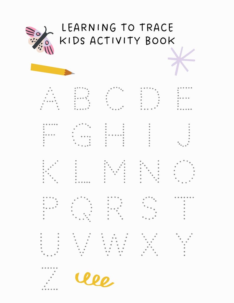 Let's Trace the Letter: Alphabet Tracing Workbook PDF – Preschool ...
