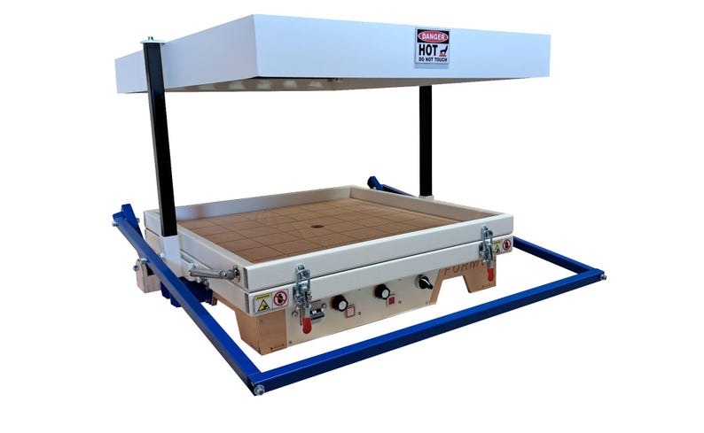 18x24in 460x610mm, Thermoforming , Vacuum Forming Machine, Vacuum ...