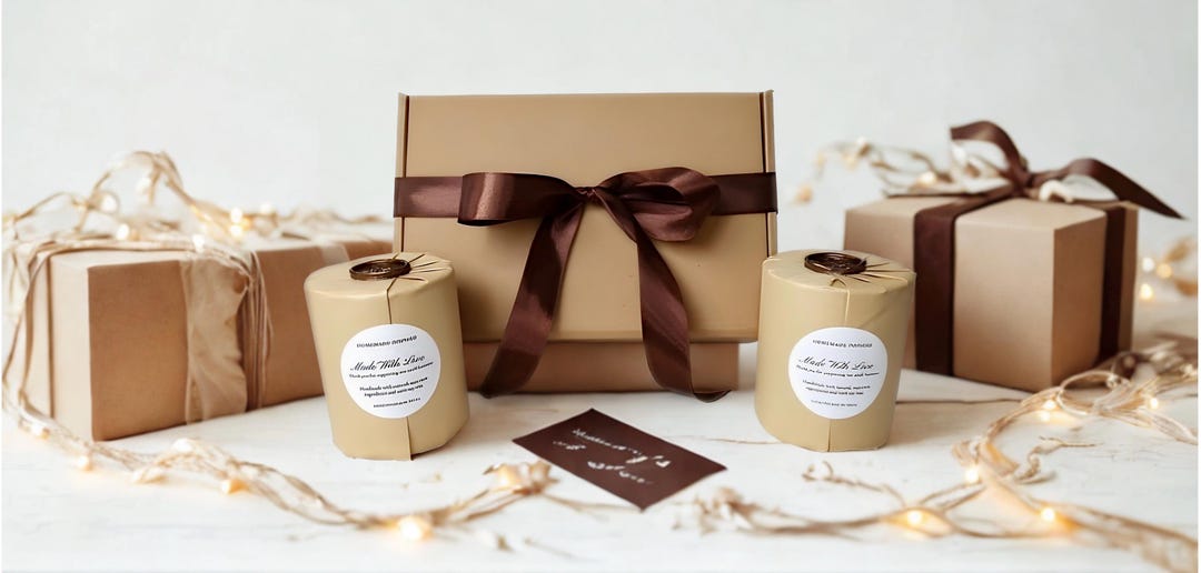 Handmade Soy Candle Gift Box, Scented Candle Set, Cozy Home Decor - Etsy